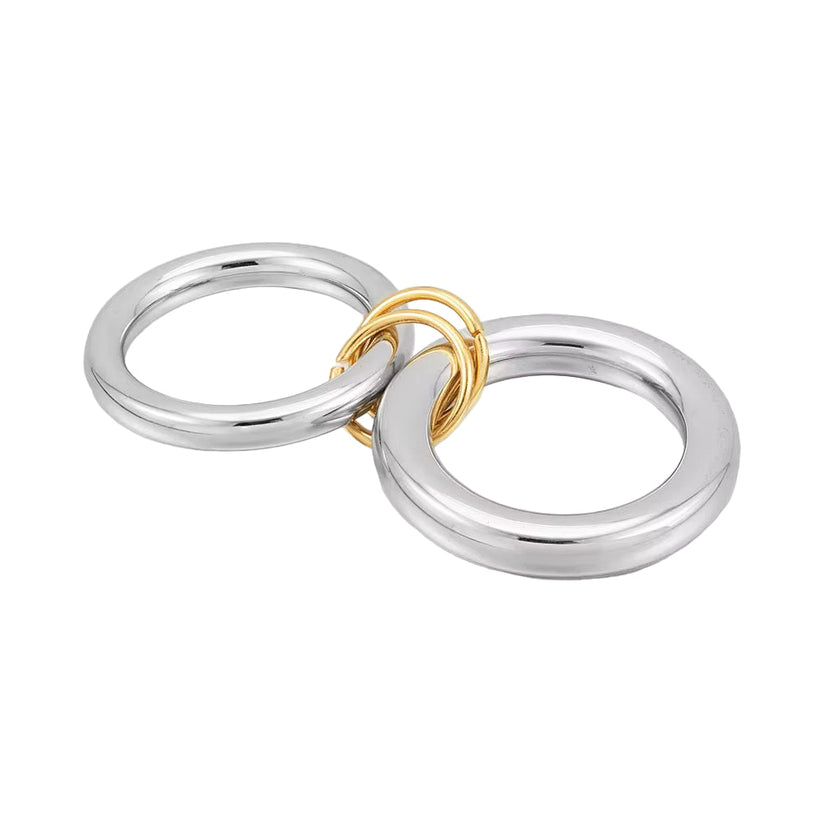 Preston Two Tone Stacked Ring – Forward By L